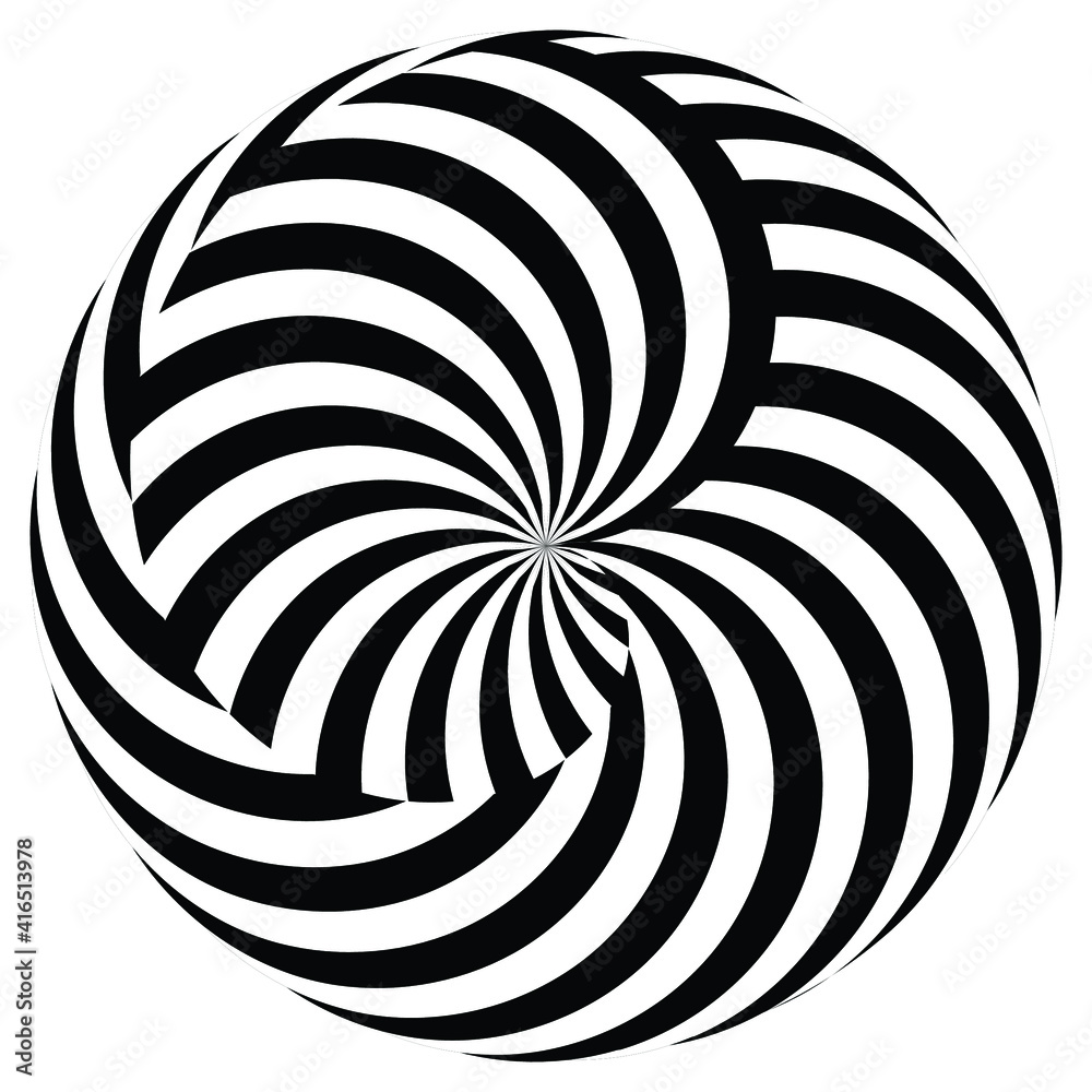 optical art abstract vector background shape wave design black and ...