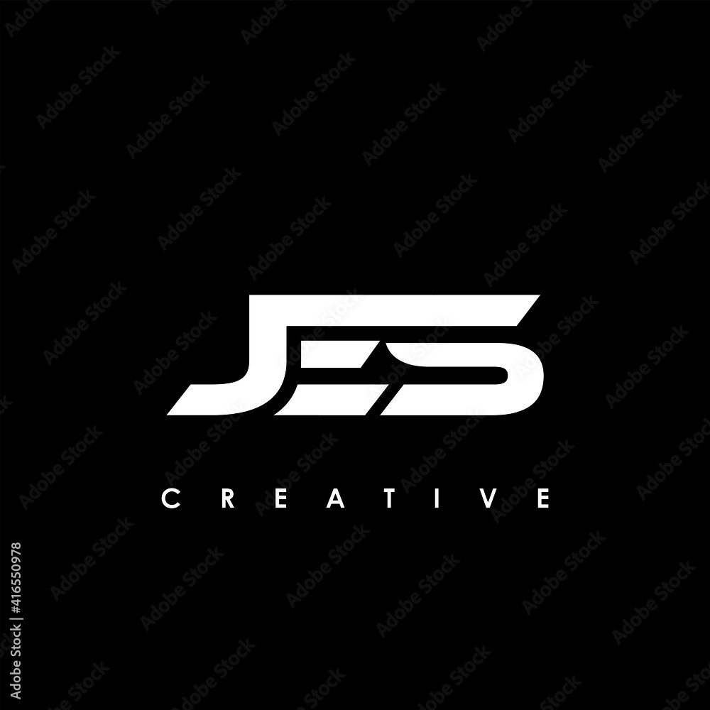 JES Letter Initial Logo Design Template Vector Illustration Stock ...