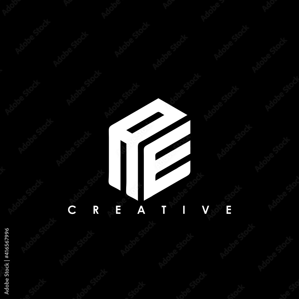 AE Letter Initial Logo Design Template Vector Illustration Stock Vector ...