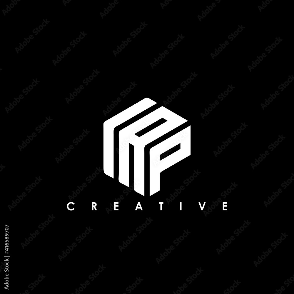 IAP Letter Initial Logo Design Template Vector Illustration Stock ...