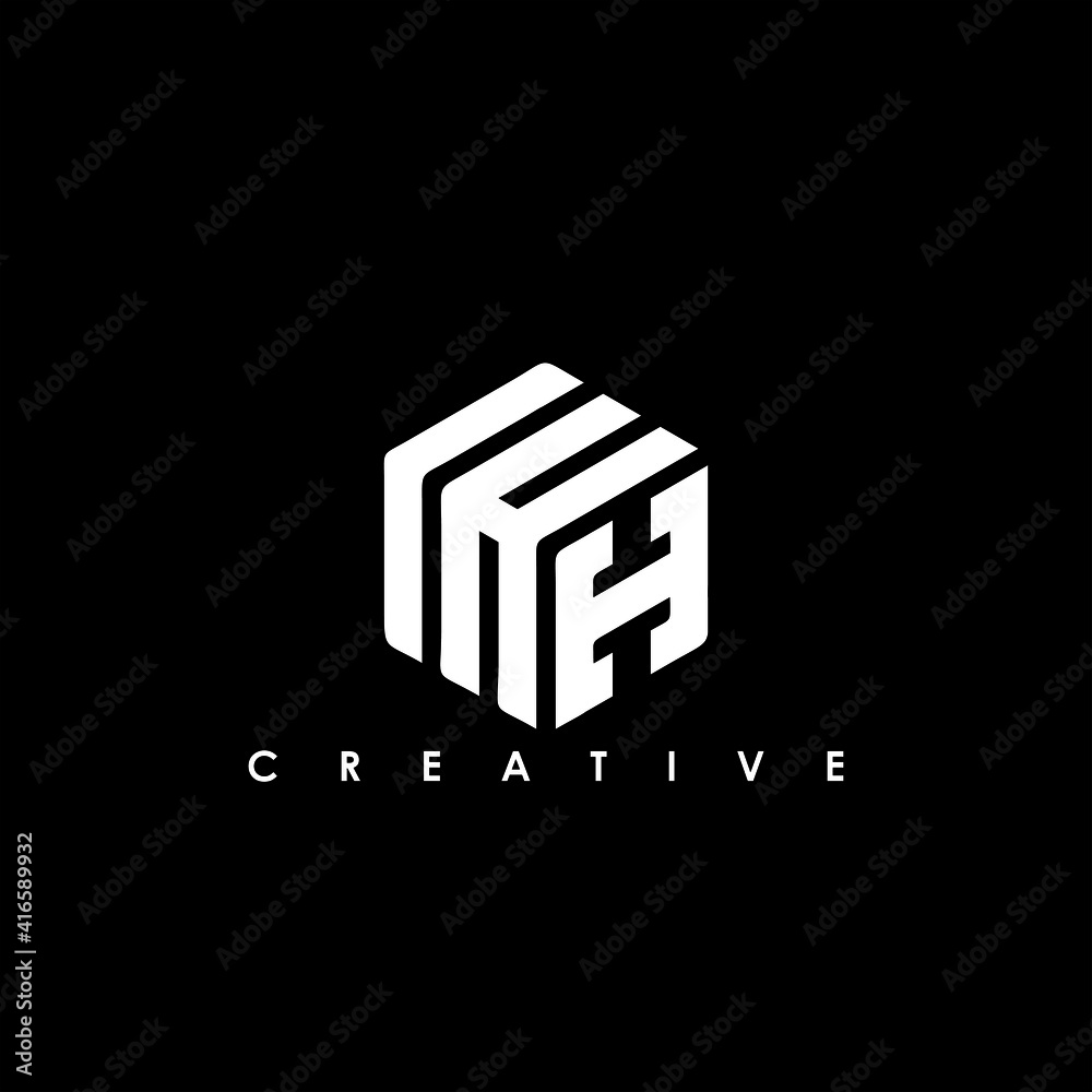 IHH Letter Initial Logo Design Template Vector Illustration Stock ...