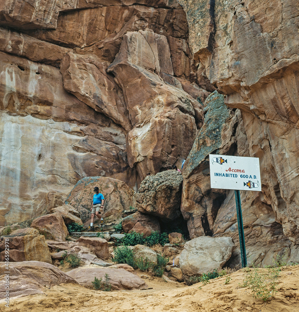 Acoma Pueblo. Sky City. New Mexico USA. Indian village. Indian culture ...