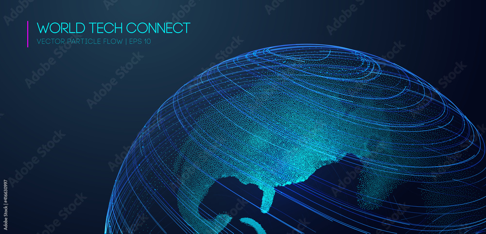 World map blue vector, cyberspace, and visual energy. Computer world ... World map blue vector, cyberspace, and visual energy. Computer world ...