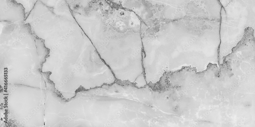 white color polished marble design with dark natural veins use for wall ...