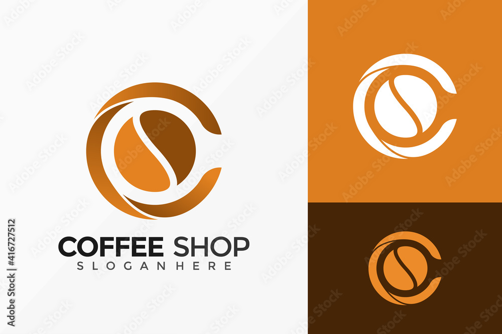 Letter C Coffee Shop Logo Design. Modern Idea logos designs Vector ...