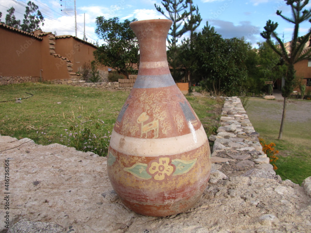 inca, vajilla, pucuna, artesanía, kero, rupestre, pintura antigua ...