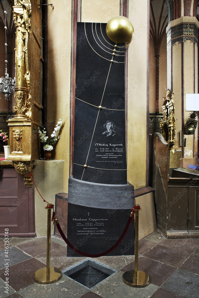 Grave of Nicolaus Copernicus at Archcathedral Basilica of Assumption of ...