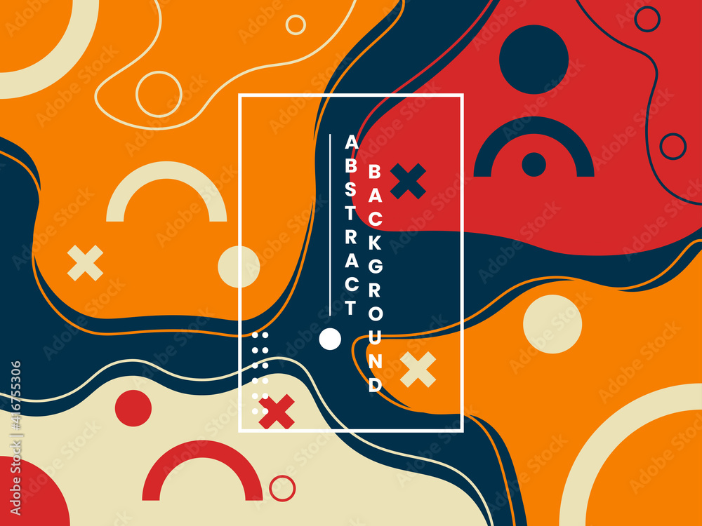 Liquid color abstract background design colorful minimalist design fluid vector. for banners ...