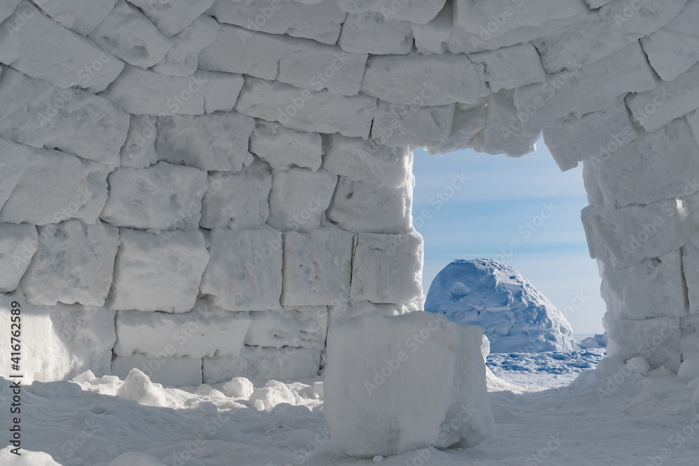 Eskimos And Igloos And Snow And Ice