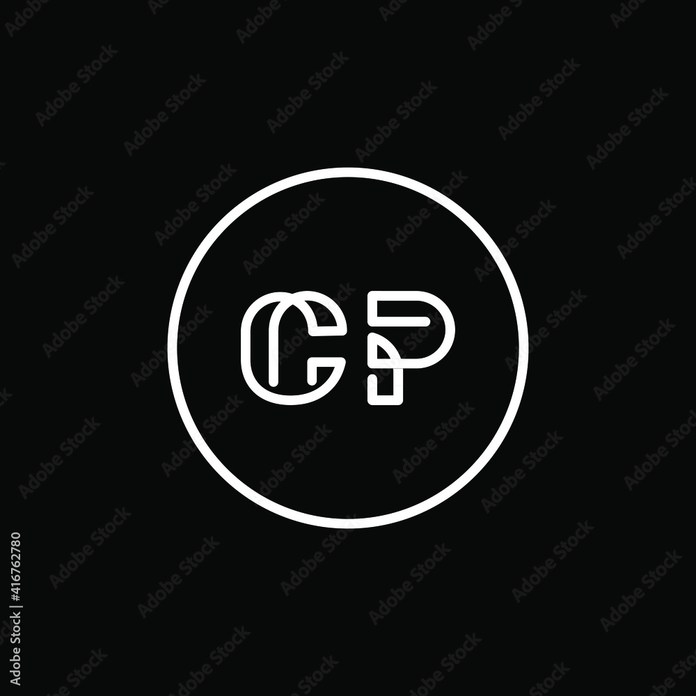 CP logo CP icon CP vector CP monogram CP letter CP minimalist CP ...