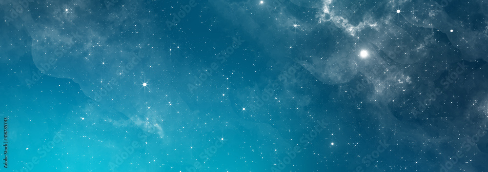 Nice Blue Stars Galaxy Sky Background Banner backgrounds night sky with ...