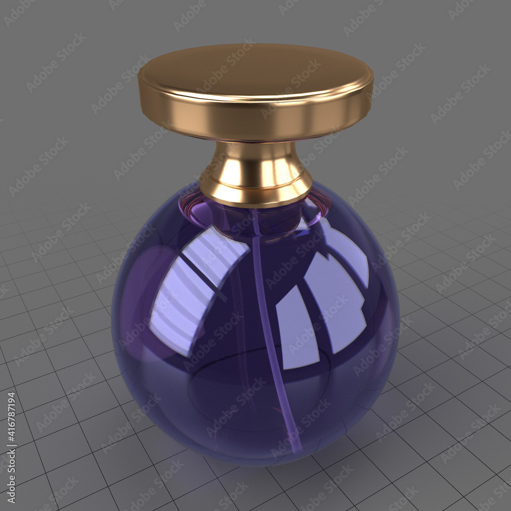 Perfume bottle 10 Stock 3D asset | Adobe Stock
