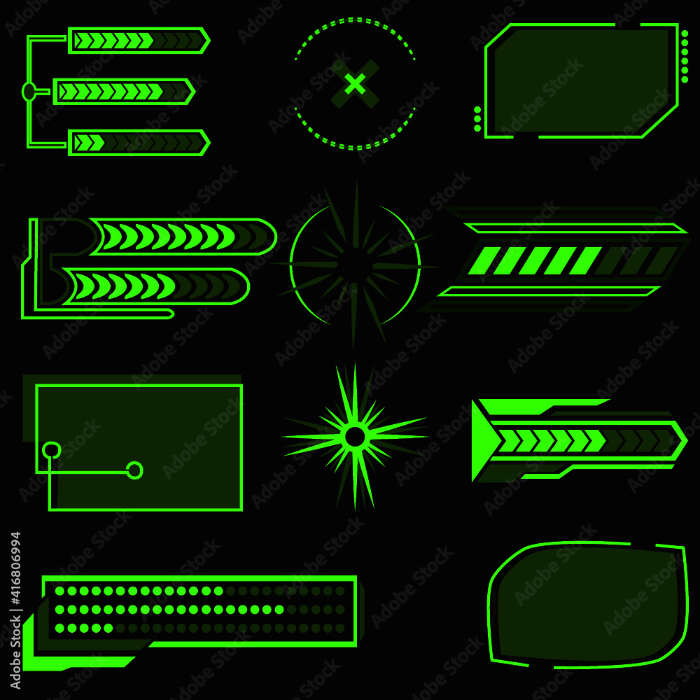 technology elements Stock Vector | Adobe Stock