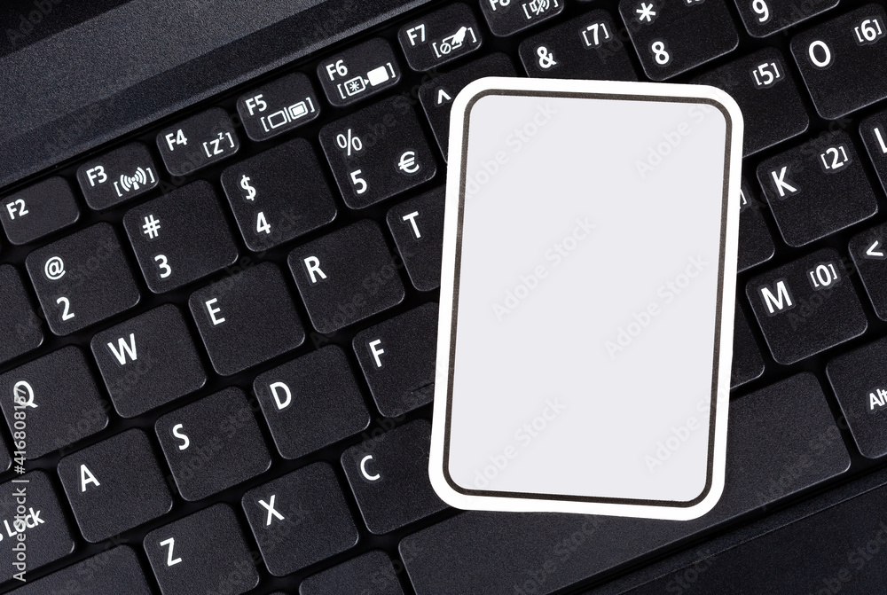 Empty blank logo frame, text frame, rectangle sticker, label, paper ...