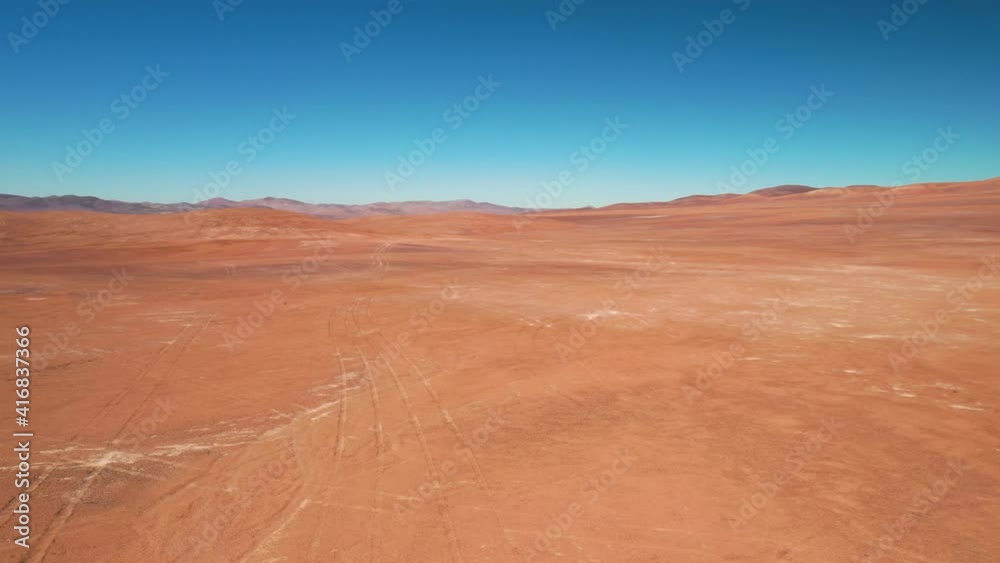 Exploring Atacama Desert vast dry extensions in the driest area of this ...