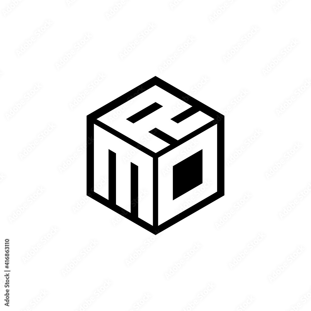 Vecteur Stock MDR letter logo design with white background in ...