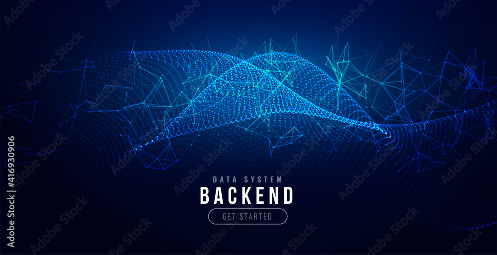 technology digital background with network mesh Stock Vector | Adobe Stock