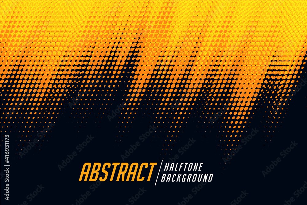 yellow and black diagonal halftone background Stock Vector | Adobe Stock