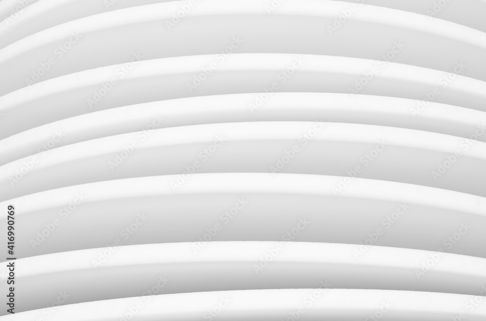 Slightly curved circular shapes as a design concept for a modern city ...