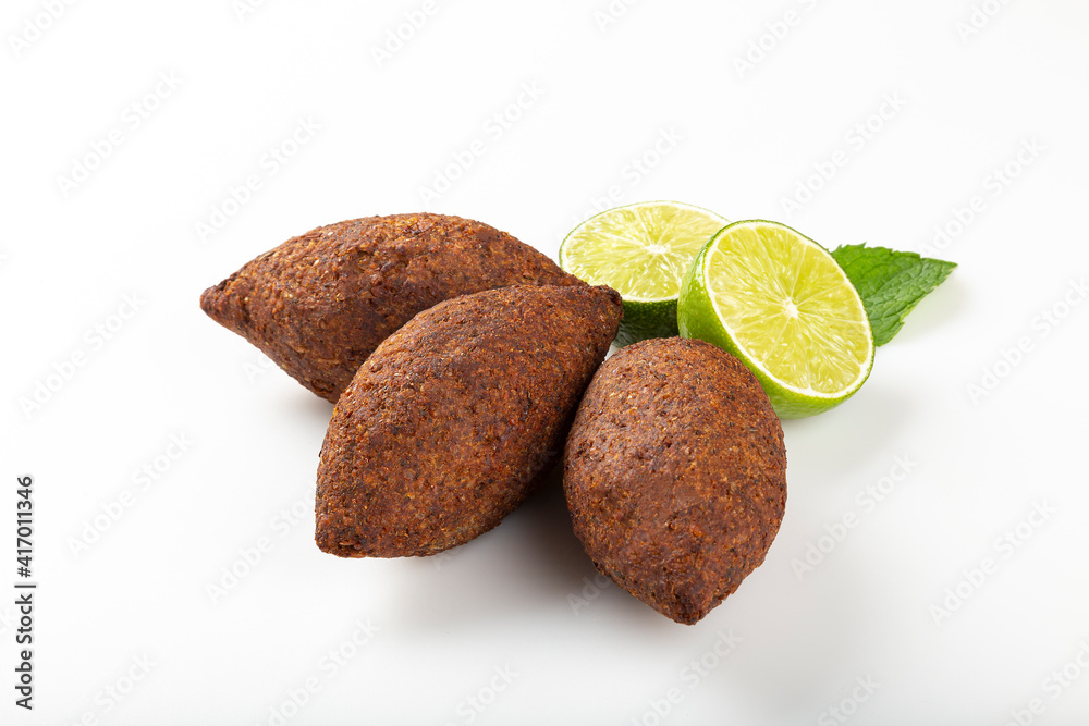 kibbeh traditional Lebanese cuisine food, known in Brazil as Quibe ...
