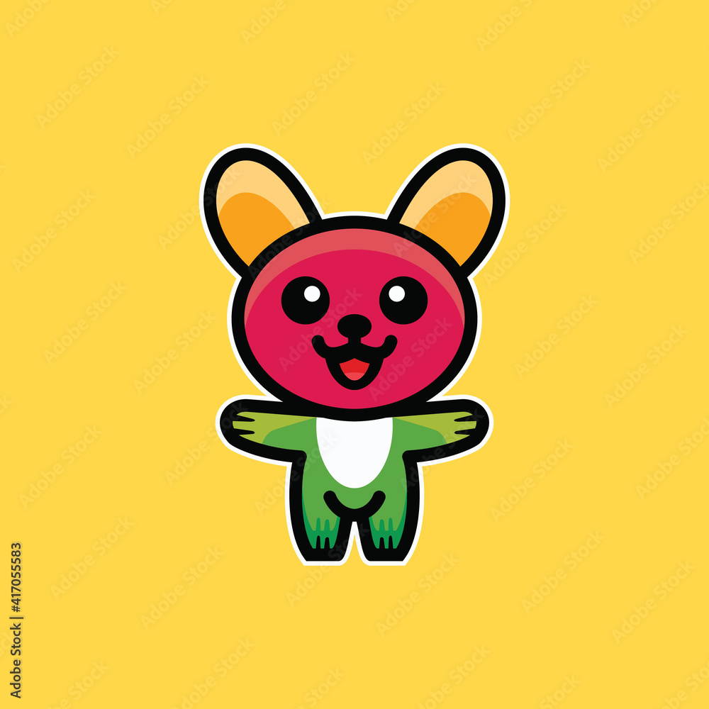 Simple Mascot Logo Design Cats. Abstract emblems, design concepts ...