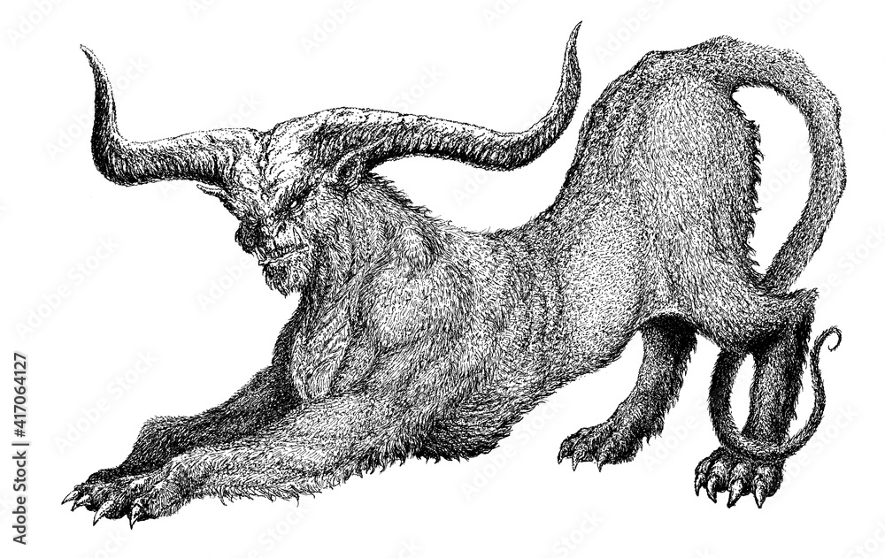 demon devil damn monster fiend of hell nightmare creature from the ...