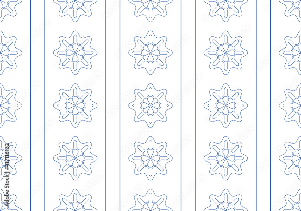 Stockvector Patrón de figuras geométricas con barras verticales en azul ...
