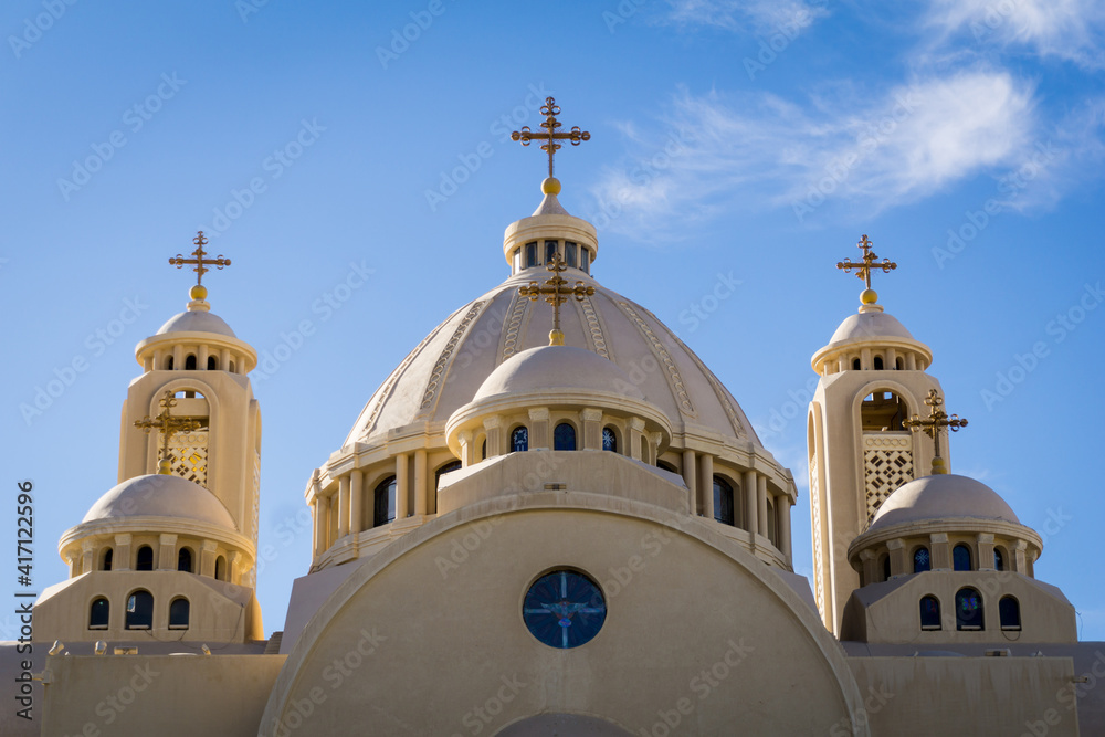 Photo & Art Print Public cathedral coptic egyptian church at the sky ...
