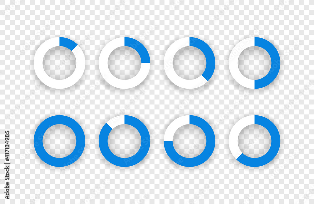 Web and mobile app preloader template isolated on transparent background Stock Vector | Adobe Stock