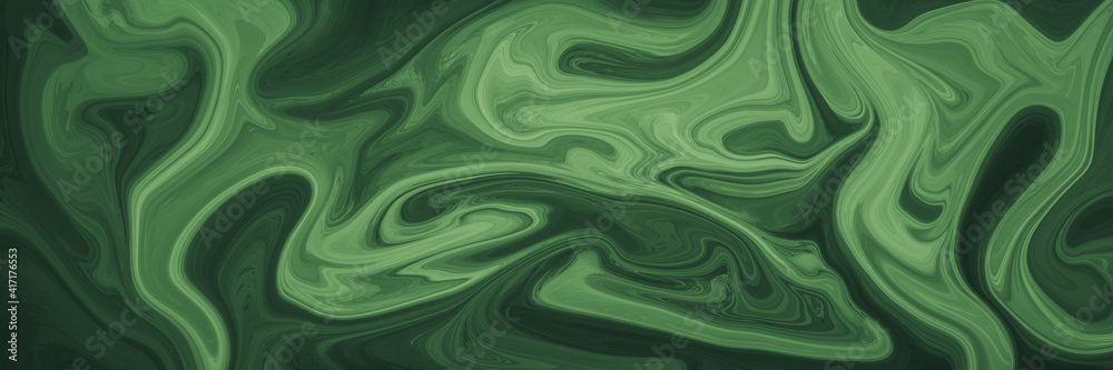 Abstract green color liquid marble inkscape background Stock ...