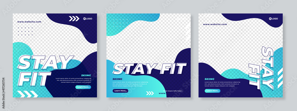 Sports social media post design template Premium Vector Stock Vector ...