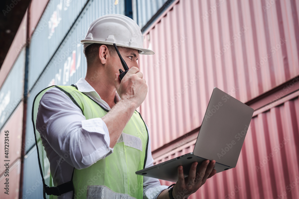 Container Logistics Shipping Management of Transportation Industry ...