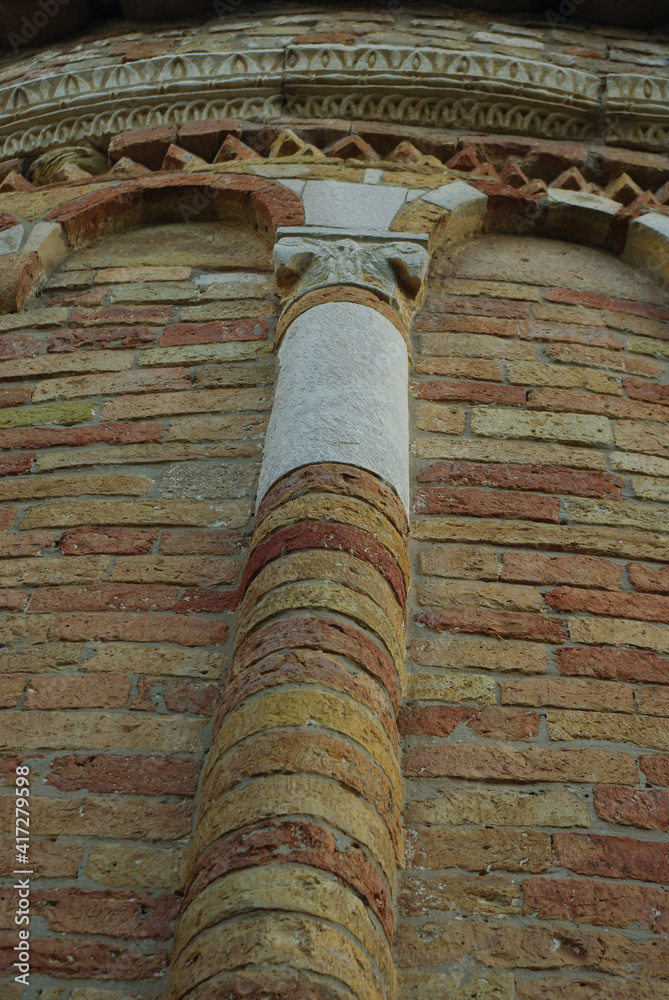 Moscufo - Abruzzo - Abbey of Santa Maria del Lago - External structure ...