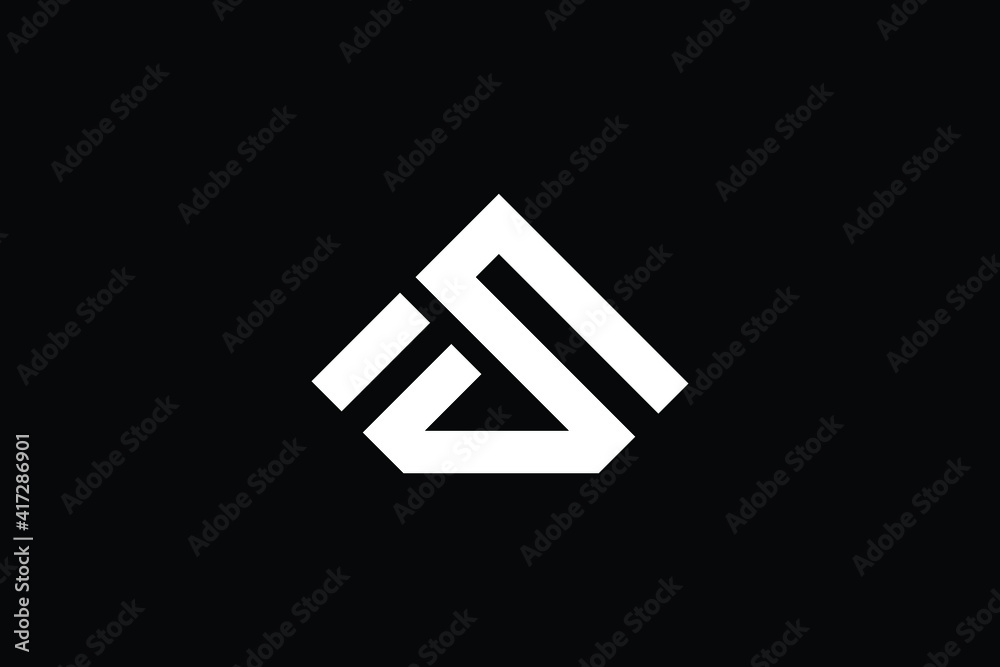 FS logo letter design on luxury background. SF logo monogram initials ...