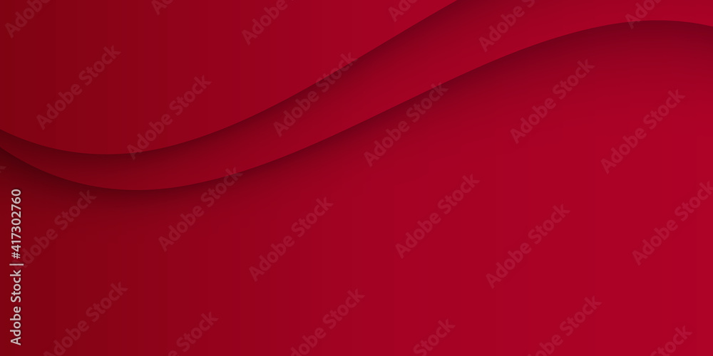 Modern red wave abstract business presentation background. Elegant ...