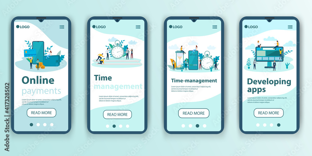 Online payments,Time management ,Application Development.A set of UI ...