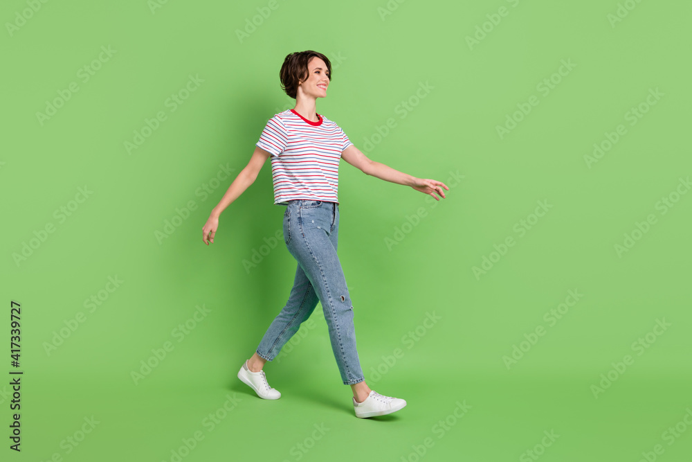 Woman Walking Profile