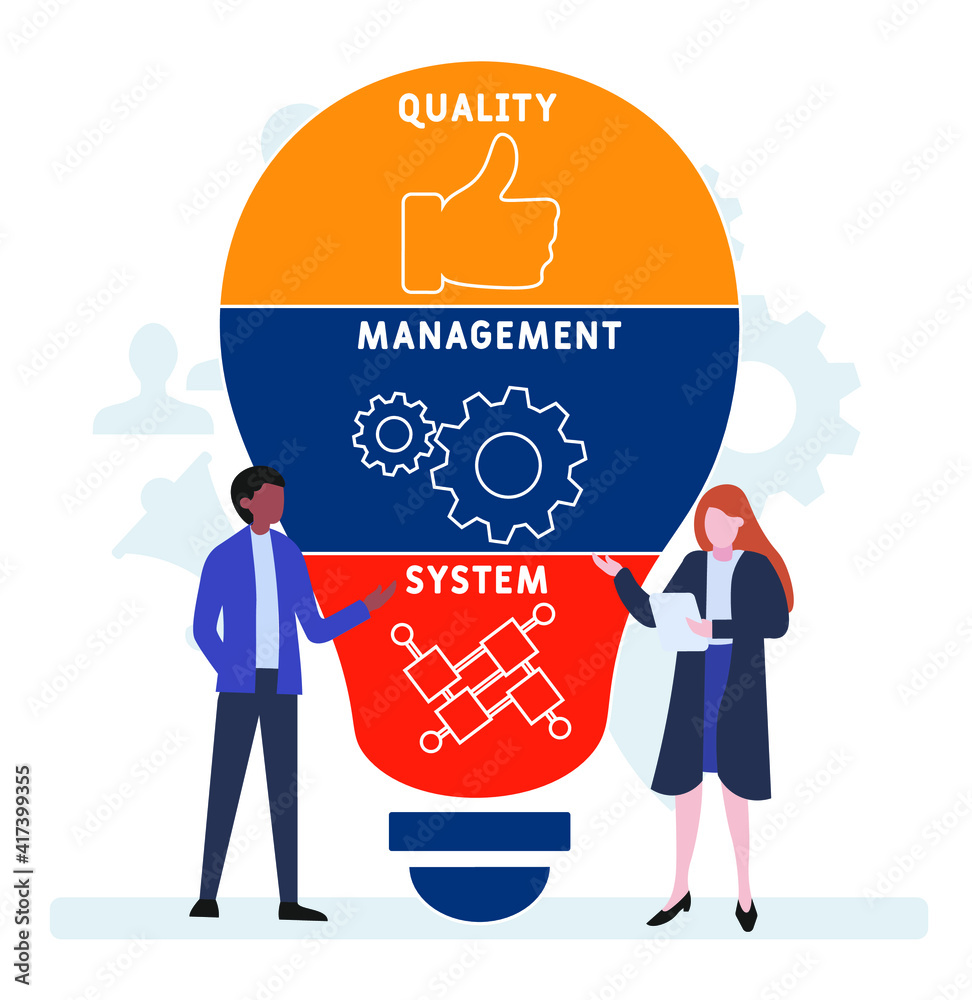 Flat design with people. QMS - Quality Management System. acronym ... Flat design with people. QMS - Quality Management System. acronym ...