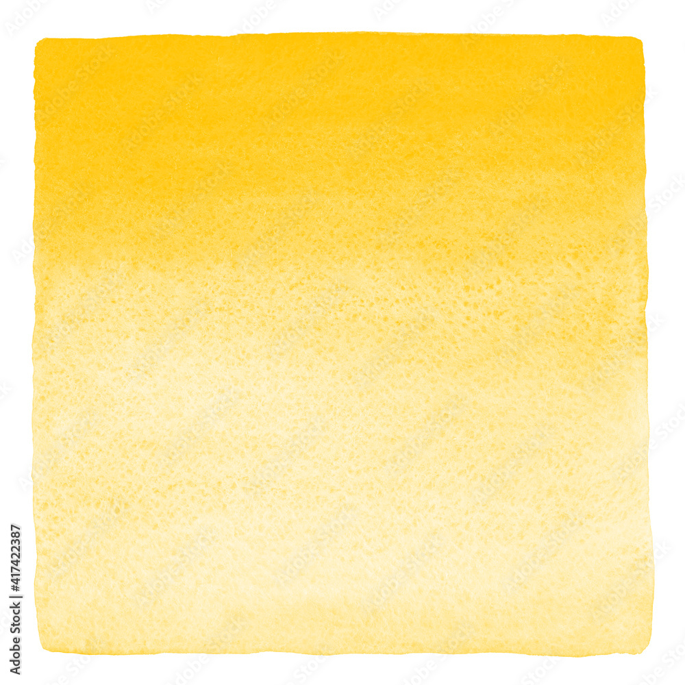 Gradient amber, honey yellow watercolor stains background with artistic ...