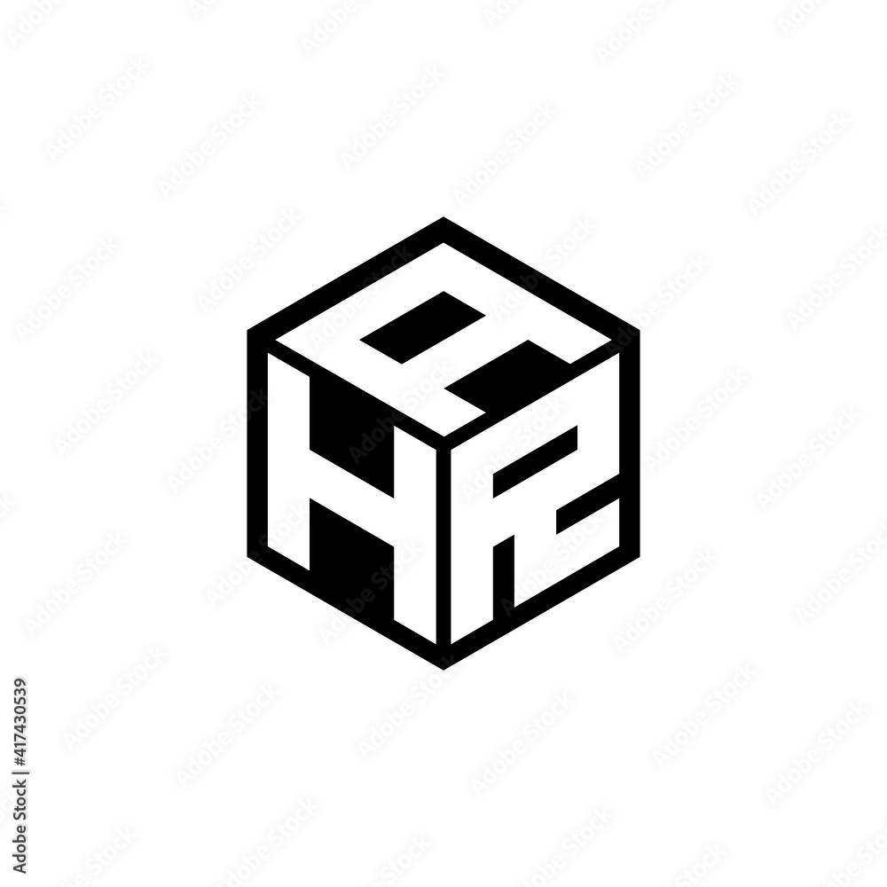 Vecteur Stock HRA letter logo design with white background in ...