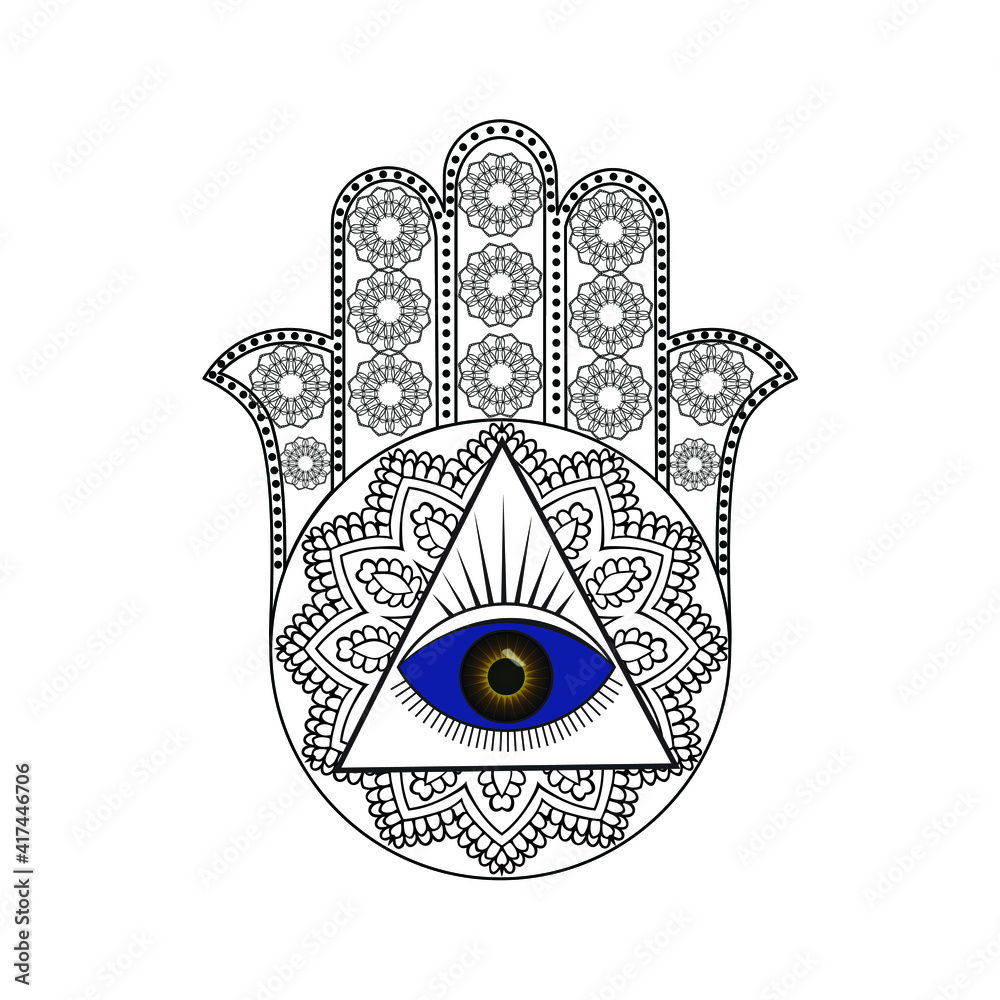 Evil Eye Coloring Pages