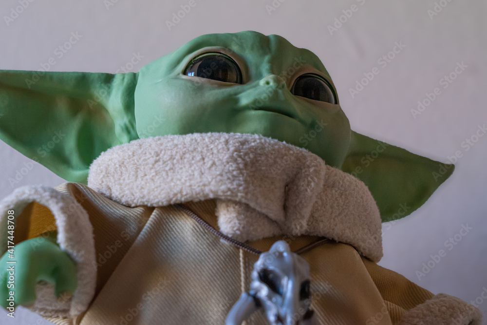 DECEMBER 2020: The Child or baby Yoda, fictional character from the TV ...