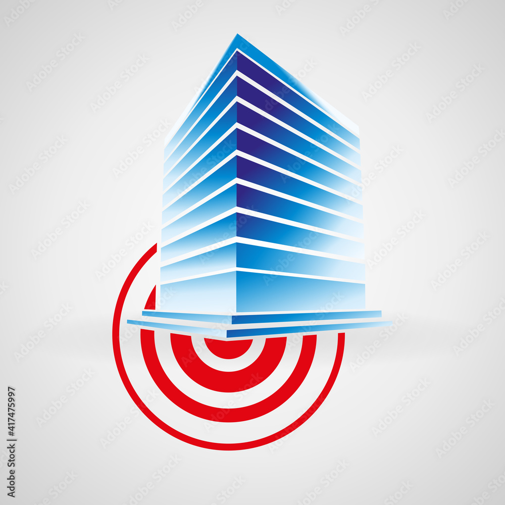 Global seismology sign Branding Identity Corporate vector logo design ...