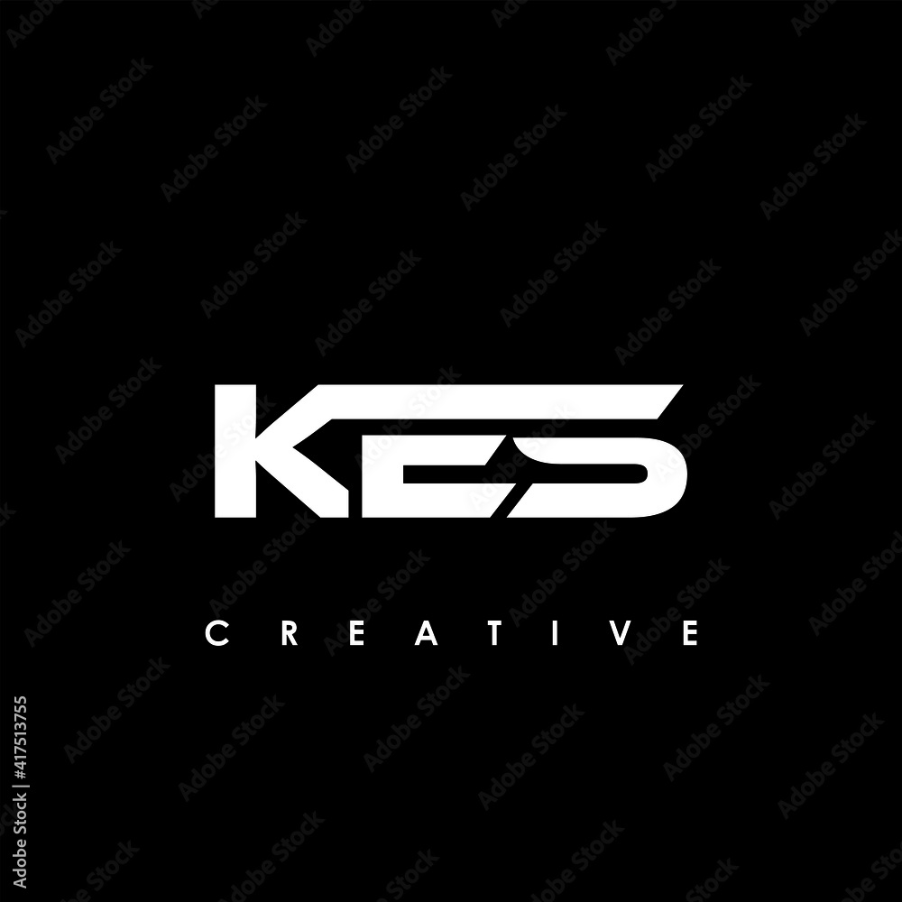 KES Letter Initial Logo Design Template Vector Illustration Stock ...