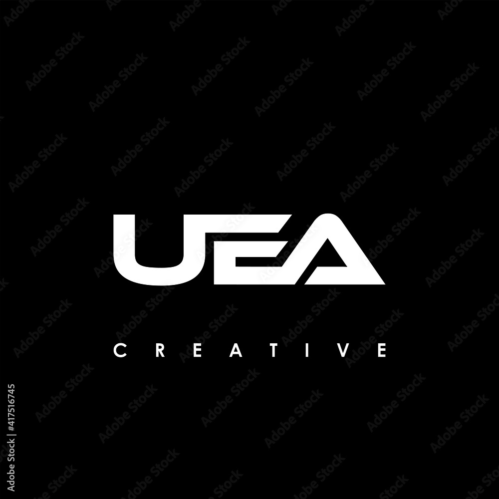 UEA Letter Initial Logo Design Template Vector Illustration Stock ...