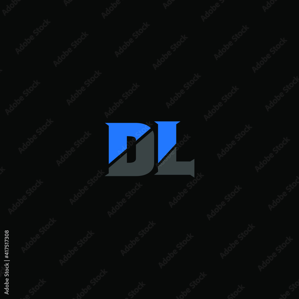 DL LOGO, DL ICON, DL VECTOR, DL LETTER, DL MINIMALIST, DL FLAT, DL ...