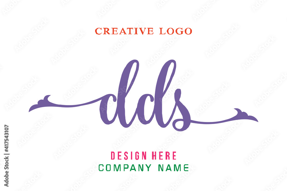 DDS lettering logo is simple, easy to understand and authoritative ...