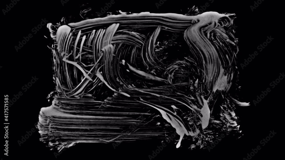 Animation grunge - brush stroke. Abstract hand - painted element ...