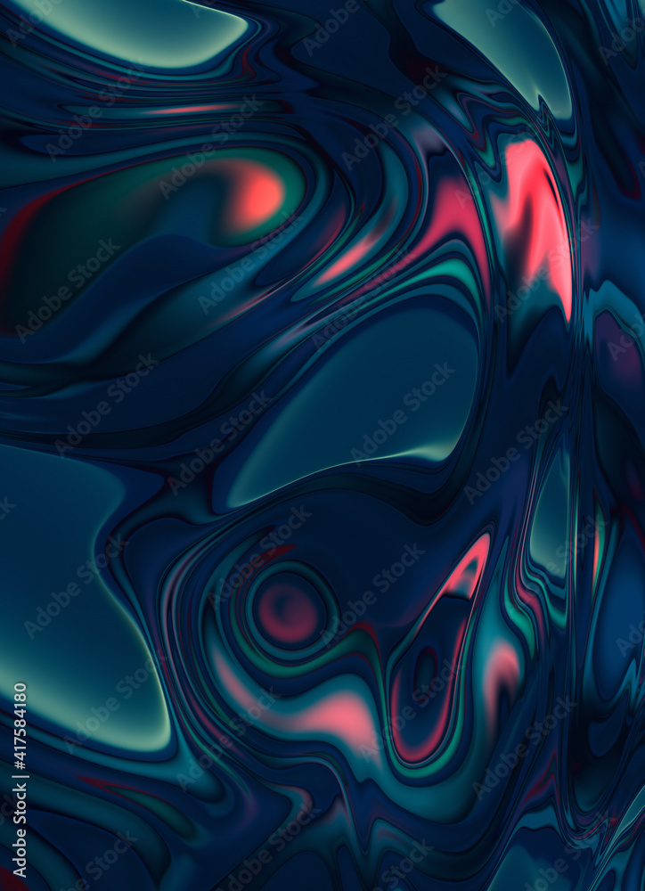 Hallucinogen distorted texture. Surface displacement. Weird trippy ...