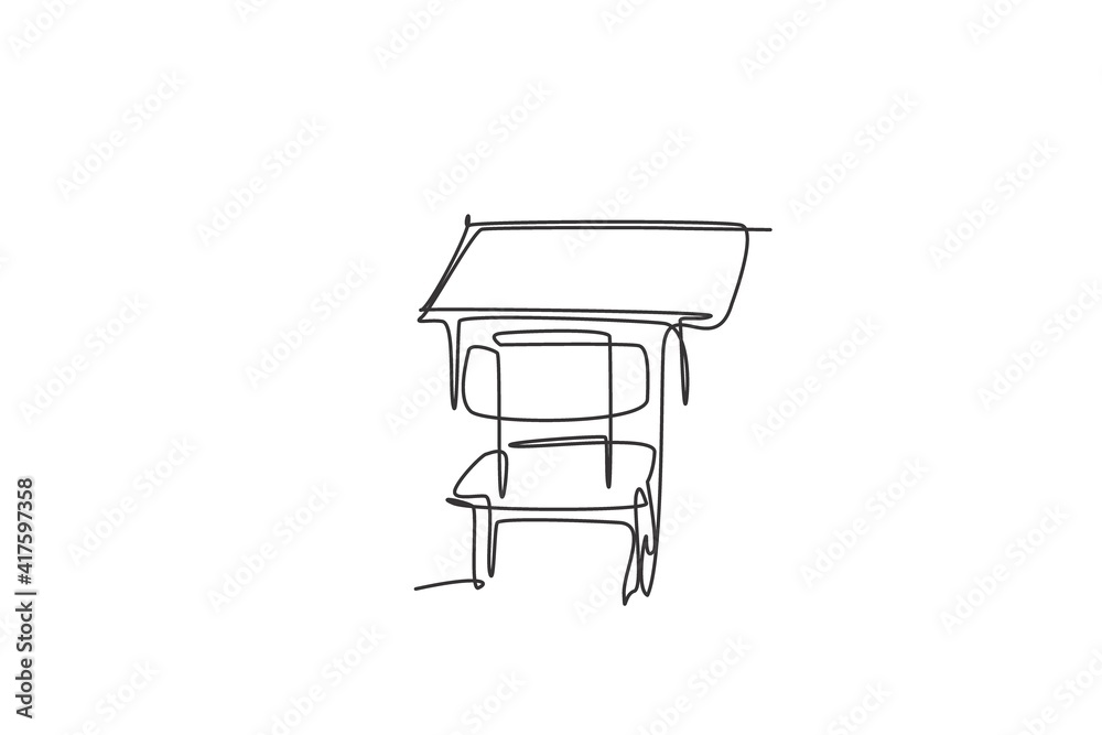 How To Draw A Student Desk